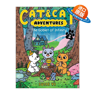 英文原版 Cat and Cat Adventures The Goblet of Infinity 猫猫历险记2 全彩漫画 英文版 进口英语原版书籍