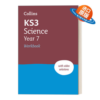 英文原版 Collins KS3 Science Year 7 Workbook new edition 柯林斯英国初中七年级科学练习册 2023新版 英文版 进口英语原版书籍