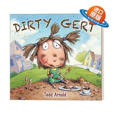 英文原版 Dirty Gert 脏兮兮的格尔塔 4-8岁儿童幽默绘本 苍蝇小子Fly Guy同作家Tedd Arnold 英文版 进口英语原版书籍