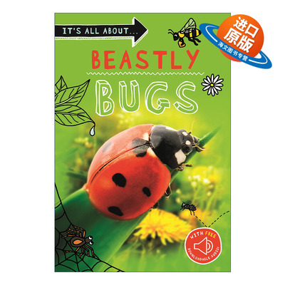 英文原版 It's All About Beastly Bugs 关于 野兽 英文版 进口英语原版书籍