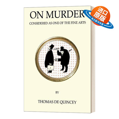 英文原版 On Murder Considered as One of the Fine Arts 论谋杀 托马斯·德·昆西 Alma经典系列 英文版 进口英语原版书籍