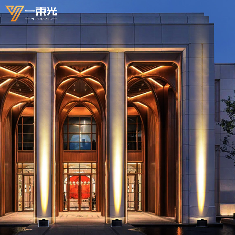 一束光聚光射灯户外防水led光束灯工程亮化罗马柱氛围洗墙投射灯_虎窝淘