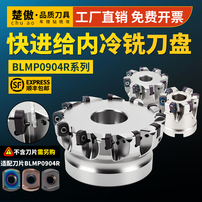 数控BLMP0904R-D40-16-4T 快进给内冷铣刀盘高硬加工中心铣削刀盘