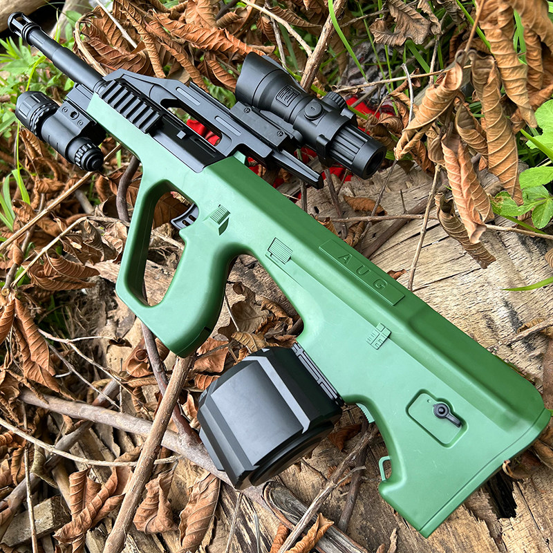 手自一体AUG突击步枪电动连发M416儿童男孩水晶玩具专用软弹枪_虎窝淘