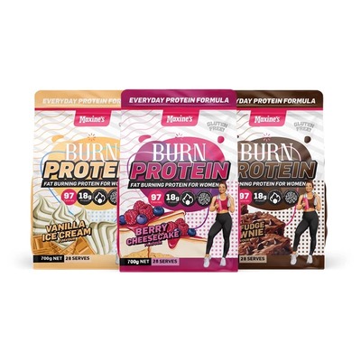 Maxines BURN 女性蛋白粉700g代餐奶昔运动健身轻卡解馋塑型饱腹