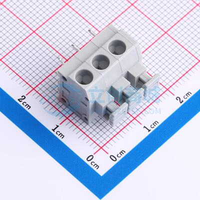 弹簧式接线端子 MX235-5.0-03P-GY01-Cu-A 插件,P=5.0mm 5mm 原装