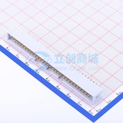 连接器 231-011-860-106 插件,P=2.54mm 2x30P 简牛座