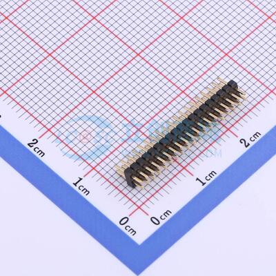 排针 X1321WV-2x19J-C30D23 插件,P=1.27mm 2x19P 方针 原装正品