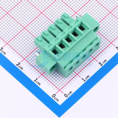 插拔式接线端子 MX15EDGKAM-3.81-05P-GN01-Cu-Y-A P=3.81mm 原装