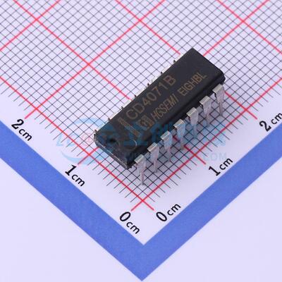 逻辑门 CD4071BE DIP-14 原装正品 电子元器件配单