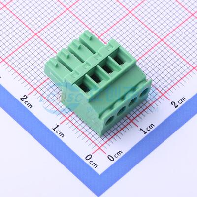 插拔式接线端子 JL15EDGKA-35004G01 P=3.5mm 插头 1x4P 原装正品