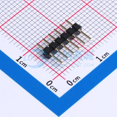 排针 GPFA101-0602A001R1BA 插件,P=2mm 1x6P 电子元器件配单