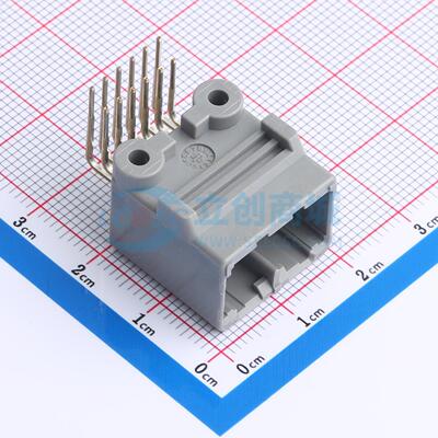 线对板针座 MX34012NF1 弯插,P=2.2mm(交错脚) 2x6P 弯插 原装