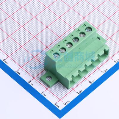 插拔式接线端子 DB2EKRN-5.08-6P-GN-S P=5.08mm 1x6P 电子元器件
