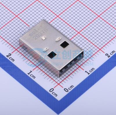USB连接器 48037-2200 - Type-A 焊线式 原装正品 电子元器件配单