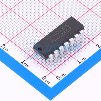 逻辑门 CD4071BE(XBLW) DIP-14 原装正品 电子元器件配单