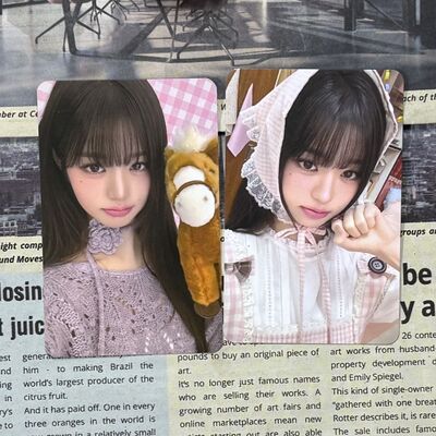 正规 ive芙26年台历星船特典 张元英小卡三寸送闺蜜生日礼物小卡