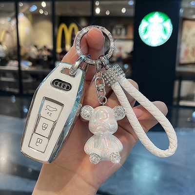 适用奥迪钥匙套升级全包保护