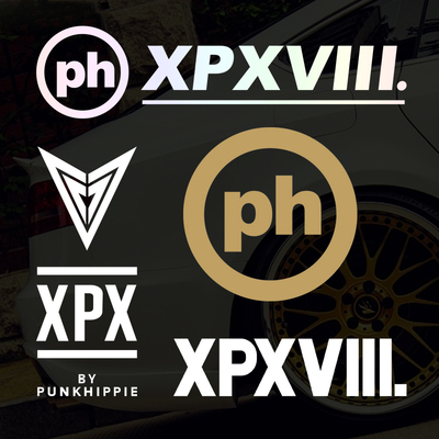 适用于周柏豪PH标志ph粉丝周边应援汽车摩托车XPX装饰贴电动车贴