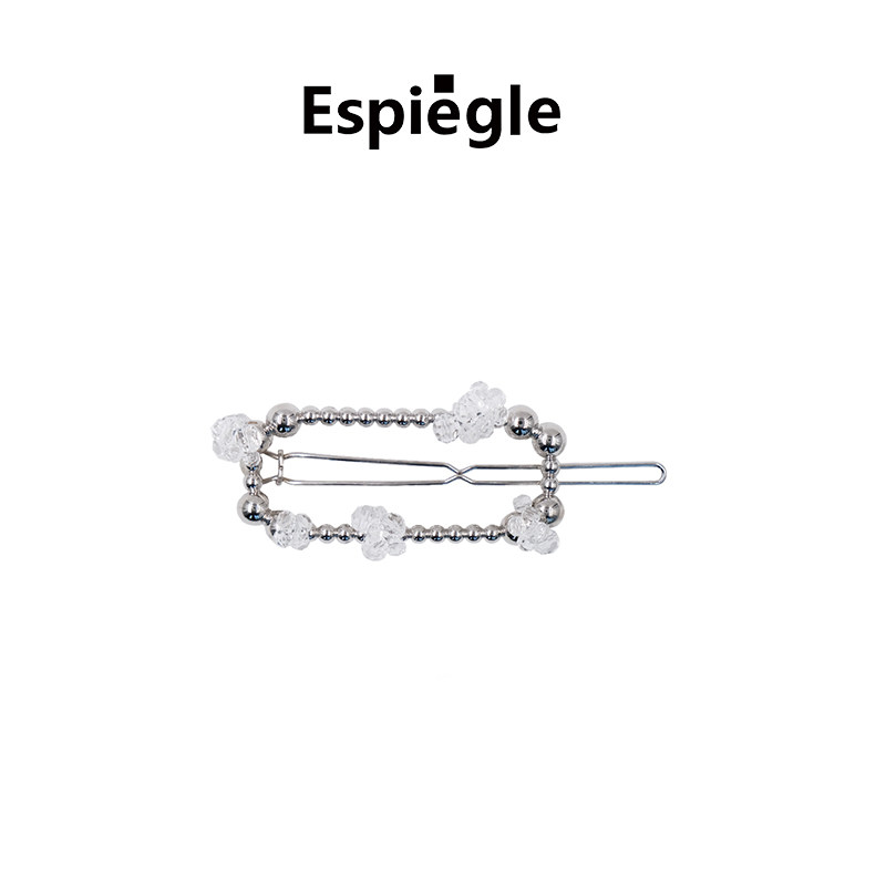 Espiegle欢乐女孩系列22春夏graty金属串珠点缀发夹发饰_虎窝淘
