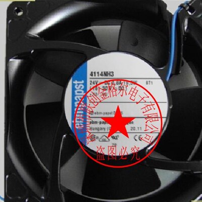 4114NHHR 24V 12.5W 原装德国进口 120*120*38 高端设备风扇