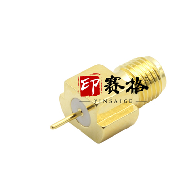 射频连接器SMA-KHD14贴片焊接PCB板 SMA贴片母座 6GHZ高频测试