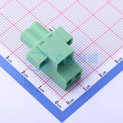 插拔式接线端子KF2EDGKCM-5.08-2P P=5.08mm 1x2P 插头 螺丝固定