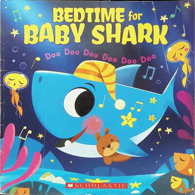 英文原版图书小鲨鱼睡前绘本