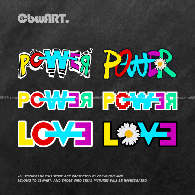 GD权志龙POWER潮流车贴