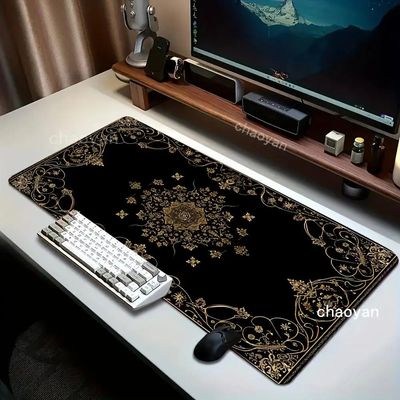 New black Persian Carpet Mysterious Retro Mouse Pad Pc Gamer