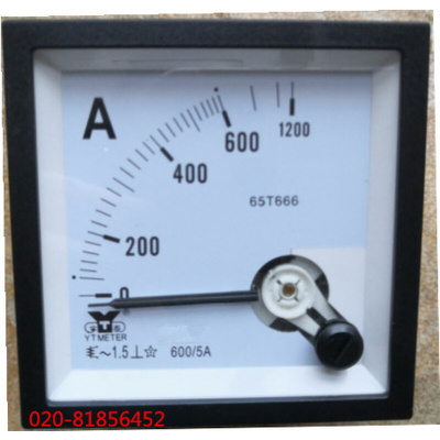 。65T666 指针交流电流表65T666-5A 10A 15A 20A 30A 50A 75A 100