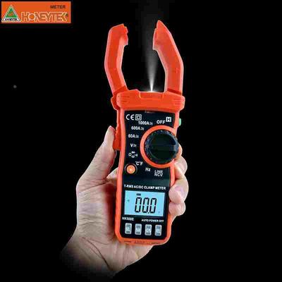 山创数字万用表HK588E/A3383自动量程钳表1000A交直流大电流钳表