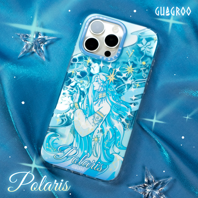 Guagroo「北极星Polaris」原创手机壳适用iphone16ProMax梦幻小众插画师苹果15pro高级14设计双层新款光面