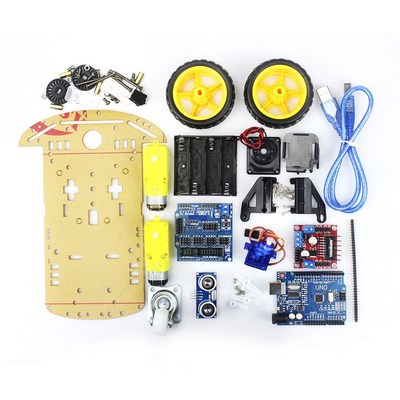Cheap Smart Robot Motor Car Chassis Kit Avoidance Tracking S
