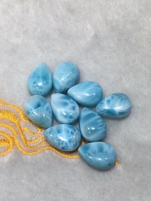 Larimar Wholesale Gemstone Bulk Designer Crystal Cabochon P