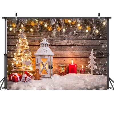 Nitree Vinyl Photography Props Backdrop Christmas Background