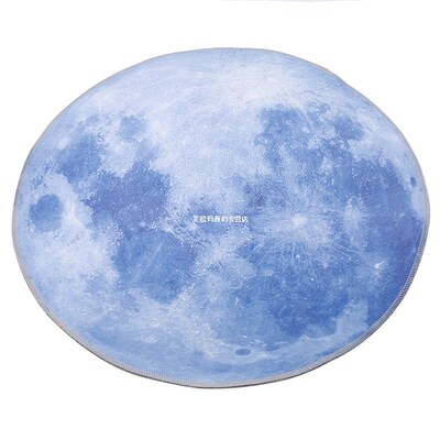Modern Round Carpet 3D Print Earth Planet Soft Carpets Anti-