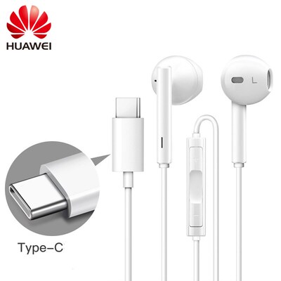 Huawei Type C Earphone USB C Earpiece W/Mic Volume Control