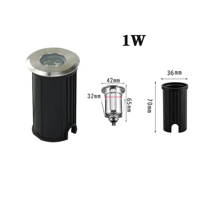 10PCS LED nderground light 1W 3W 5W COB Floor Lamp Outdoor G