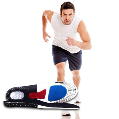 Hot Sale Man Gel Orthotic Sport Running Insoles Insert Shoe