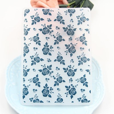 KLJUYP Flowers Plastic Embossing Folders for DIY Scrapbookin