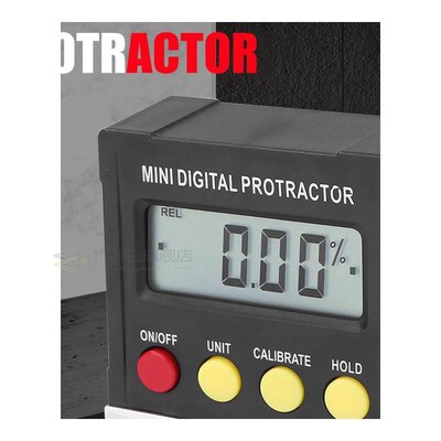 360 Dgree Mini Digital Protractor Gauge Level Angle Finder I