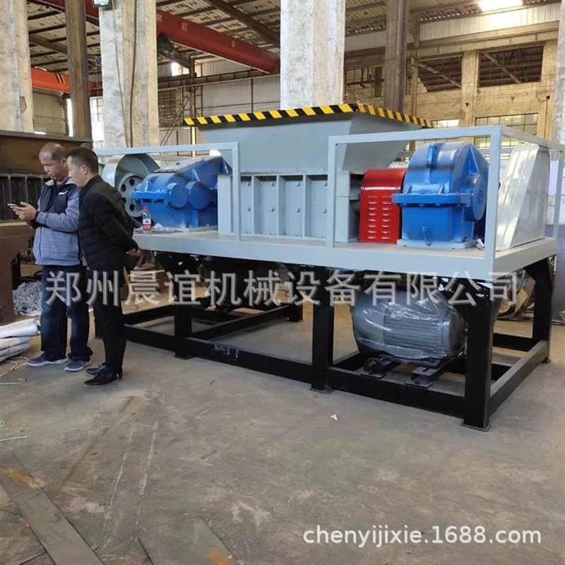 电视洗衣机d外壳破碎机 包装带塑料粉碎机 小型家用电器撕碎机