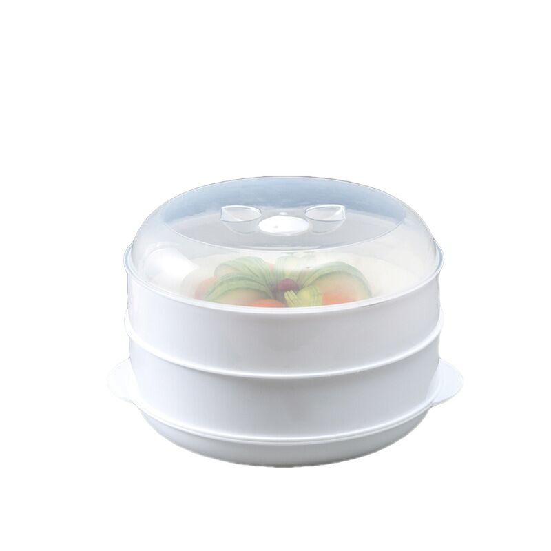 微波炉蒸笼专用器皿加热蒸盒家用带盖蒸笼多层加厚米饭盒蒸饭