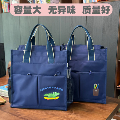 大容量牛津布防水手提资料袋