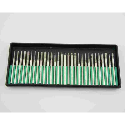 气动风磨笔专用磨头 金刚石磨头合金磨头金刚砂磨头 3mm套装30支