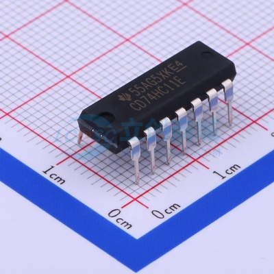 逻辑门 CD74HC11E PDIP-14 TI/德州 电子元器件配单原装正品