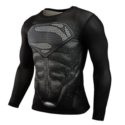 Stretch T-Shirt Avengers Batman Tops Men утболка