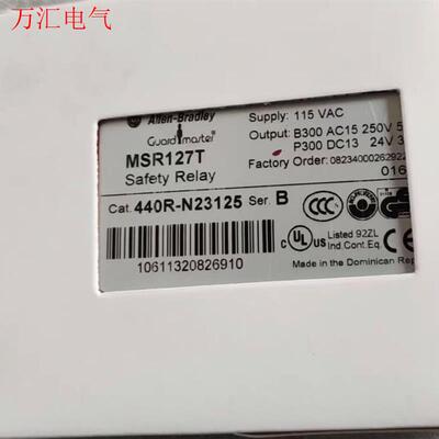 AB罗可韦尔安全继电器MSR127TP 440R-N2313(议价)