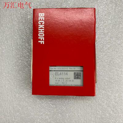 倍福可编程控制器模块,型号EL4114,包,图片(议价)